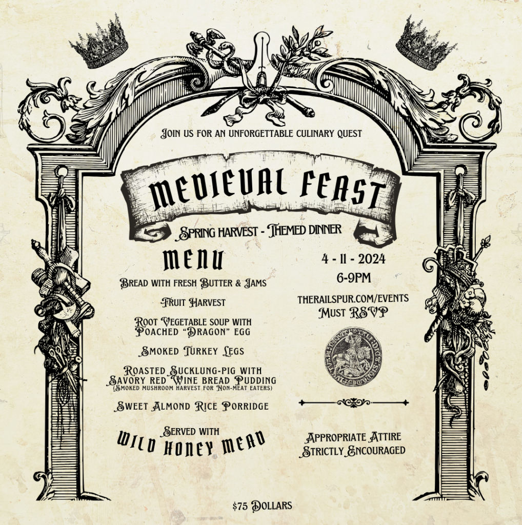 Spring Harvest Medieval Themed Dinner - Railspur